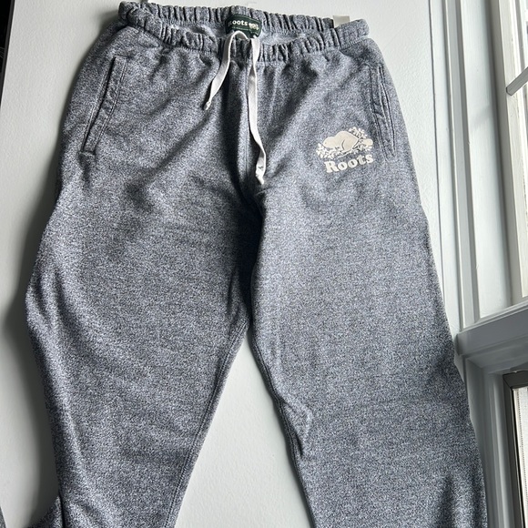 Roots | Pants | Roots Gray Logo Sweatpants | Poshmark